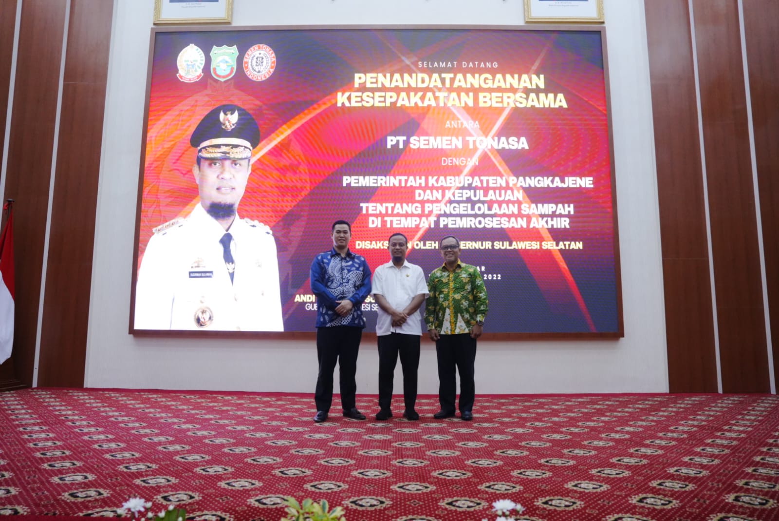 Pemprov Sulsel Bersama PT Semen Tonasa Melakukan MoU Tentang Pengolahan ...